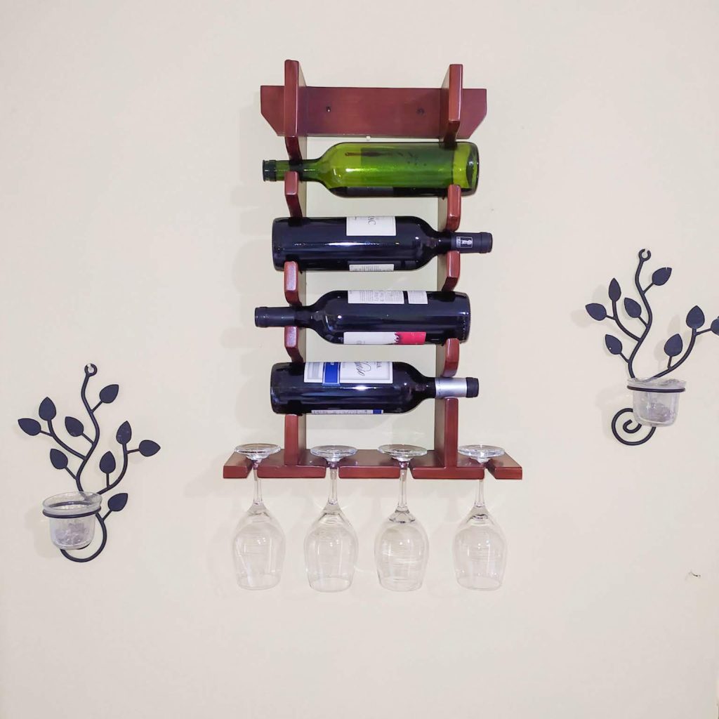 Vinera de pared Cristy - Gismarte Vinera de Pared Cristy | Soporte para ...